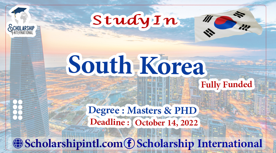 GIST Scholarship in South Korea 2023 Fully Funded - Scholarship International